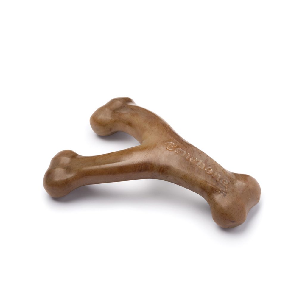 Benebone Wishbone Dog Chew Toy – Bacon
